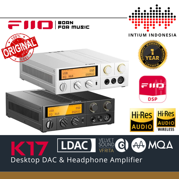 Jual FiiO K17 / K 17 / K-17 Desktop AK4191 dual AK4499EX DAC and ...