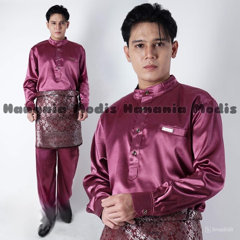 Jual Stelan Baju Melayu Pria / Stelan Teluk Belanga / Set Baju Dan ...