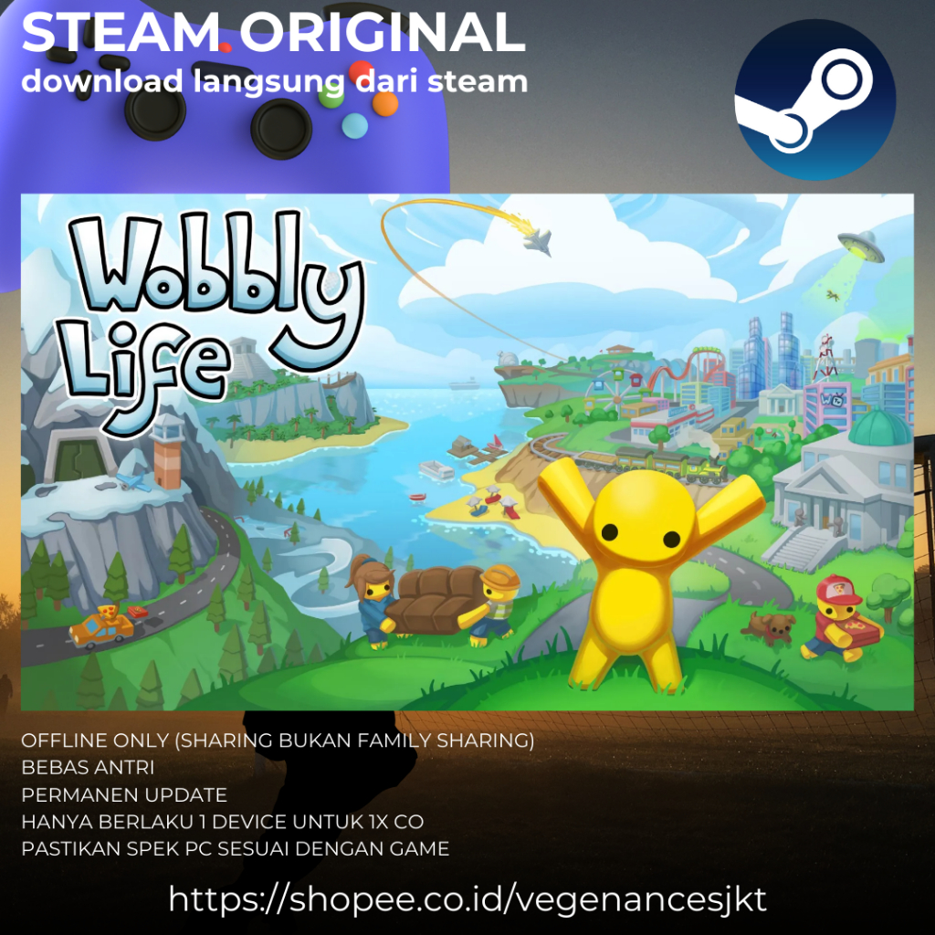 Jual Wobbly Life PC Game Sharing Original + Latest Update | Shopee Indonesia