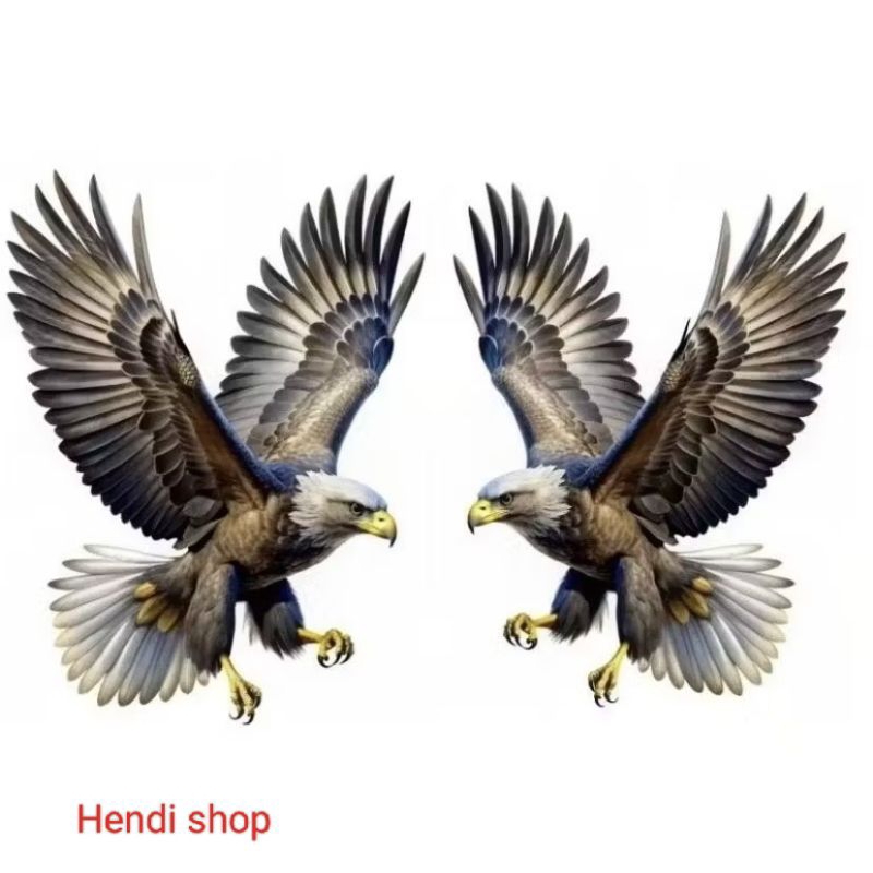 Jual stiker gambar Garuda 1set kanan kiri print cut | Shopee Indonesia