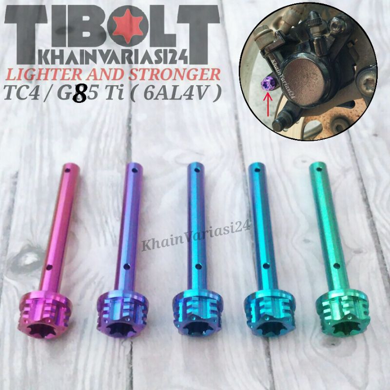 Jual Baut titanium tojosan pin kampas kaliper caliper yamaha mio nmax aerox lexi vega mx vixion ...