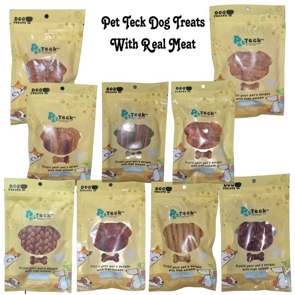 Jual Pet Teck - Dog Treats All Varian 80gr With Real Meat CRAB / FISH ...