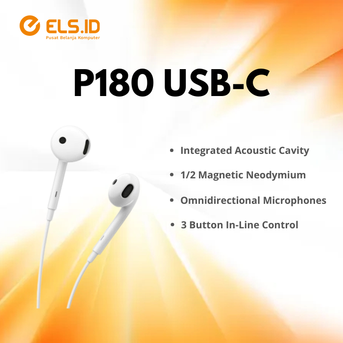 Jual Edifier P180 USB-C Hi-Res Earphone | Shopee Indonesia