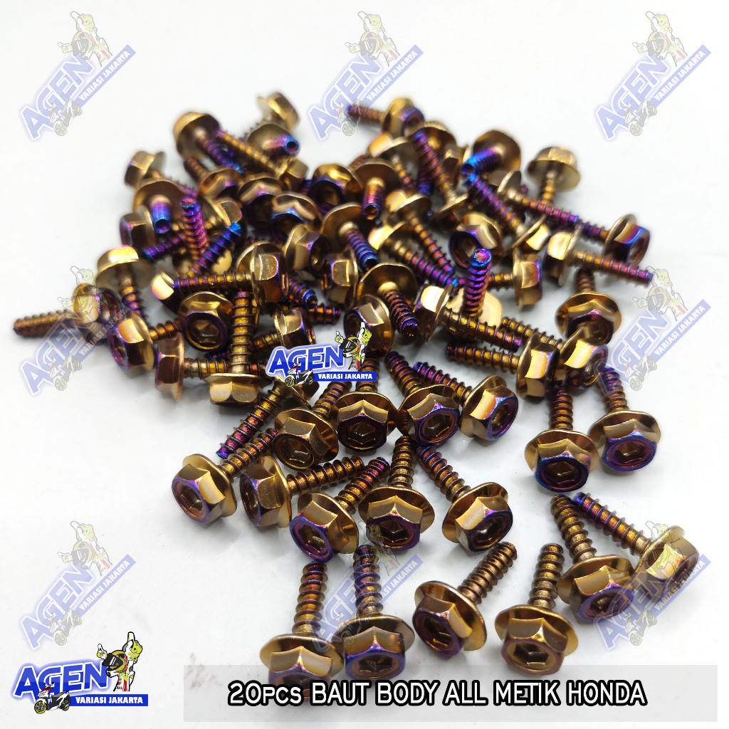 Jual BAUT BODY HONDA CHROME 2 KUNCI 8 DAN KUNCI L HENG BAUT BODY HONDA BEAT VARIO SCOOPY PCX isi ...