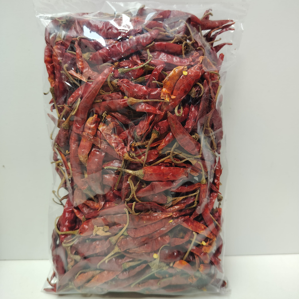 Jual Cabe Teja Kering Original | Cabe Rawit Extra Pedas Dengan Tangkai ...