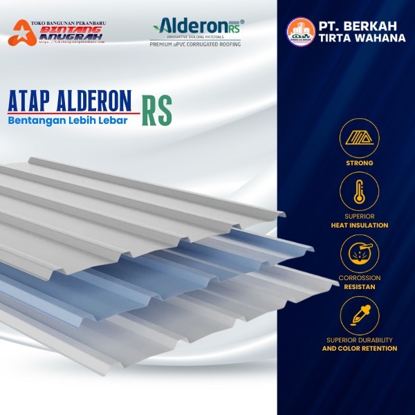 Jual BTW - Alderon RS Greca (Single Layer) – Atap PVC Bergelombang ...