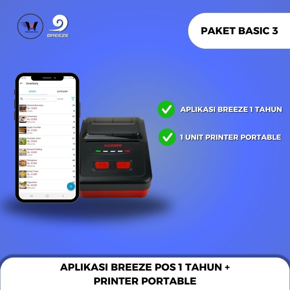 Jual APLIKASI KASIR BREEZE_PAKET BASIC 1.3 | Shopee Indonesia