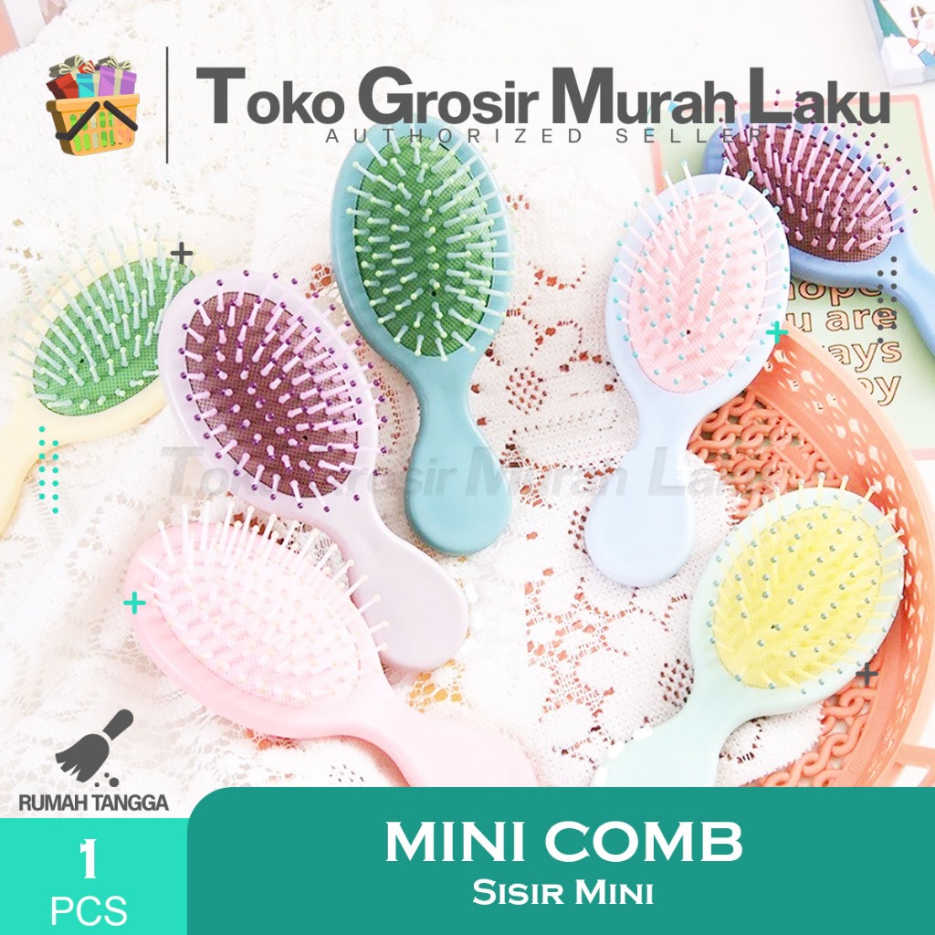Jual Sisir Rambut Mini / Sisir Anak Anti Kusut Premium / Sisir Pijat ...