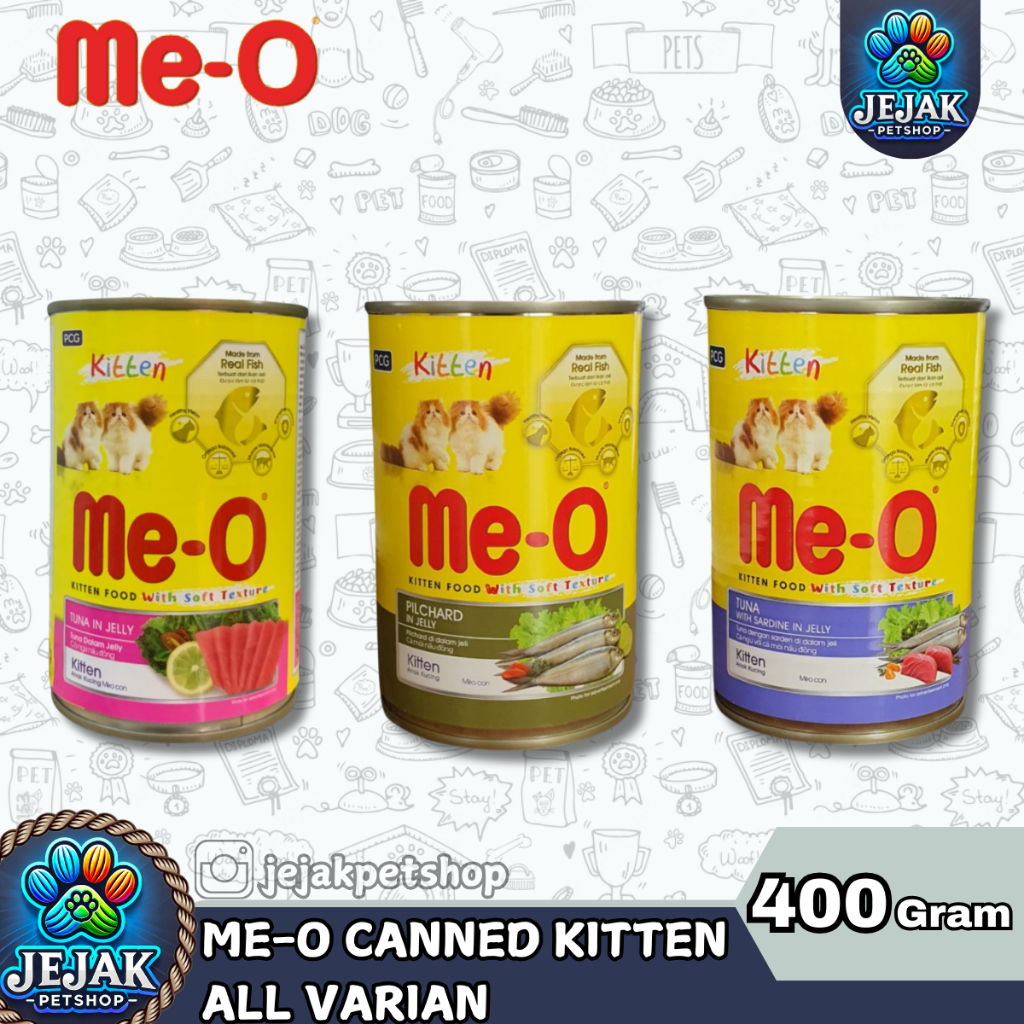 Jual Meo Kaleng 400gr Makanan Basah Kucing Kitten/ ME-O WET FOOD / Meo ...