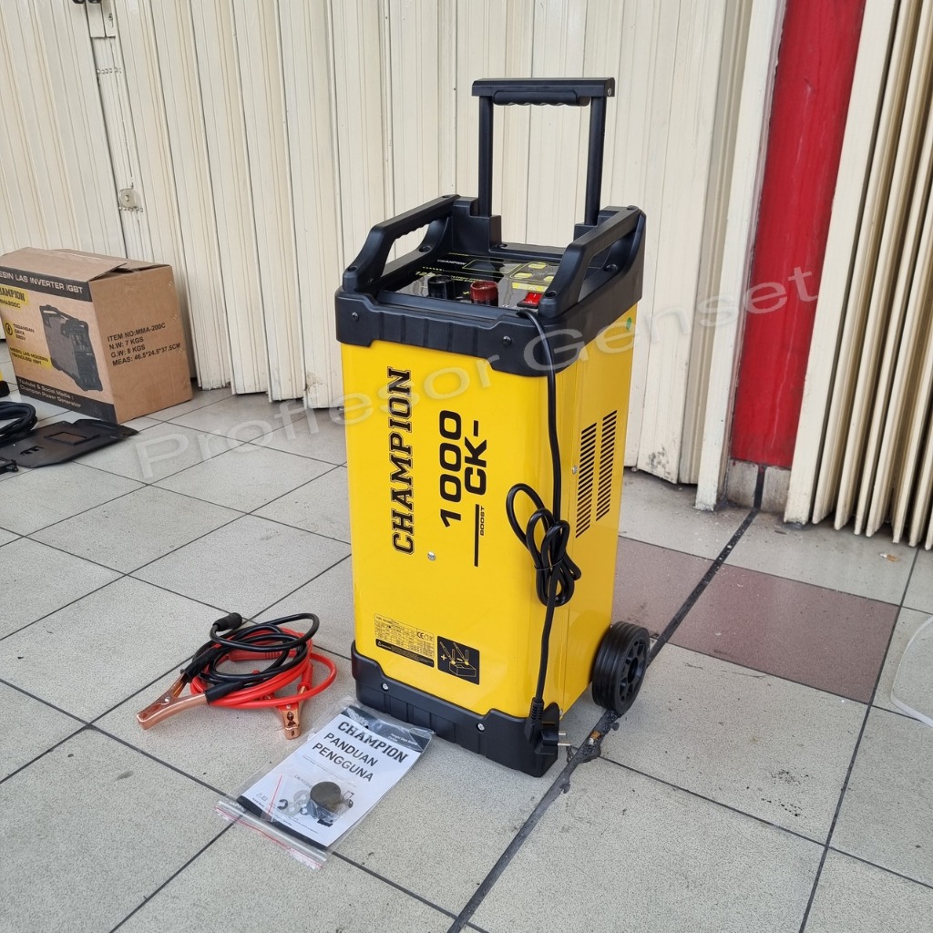 Jual Cas Aki Battery Charger Alat Berat Heavy Duty 12V 24V 1000A 1000 A 1000 Ampere CHAMPION USA ...