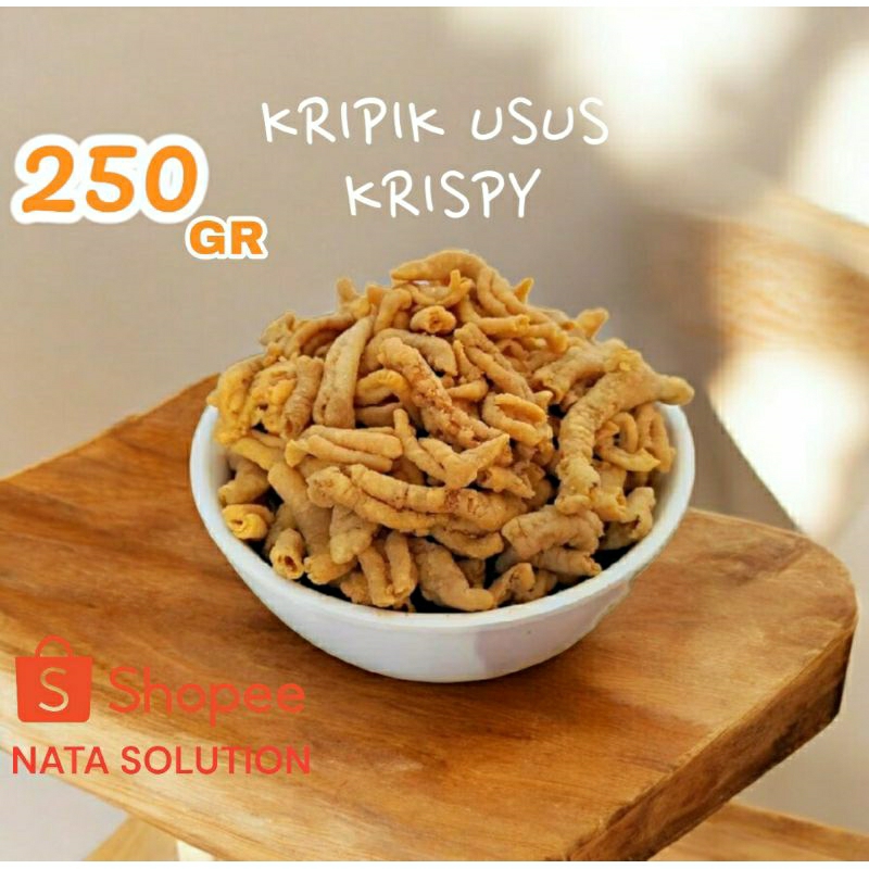 Jual Keripik usus ayam krispy 250gr original | Shopee Indonesia
