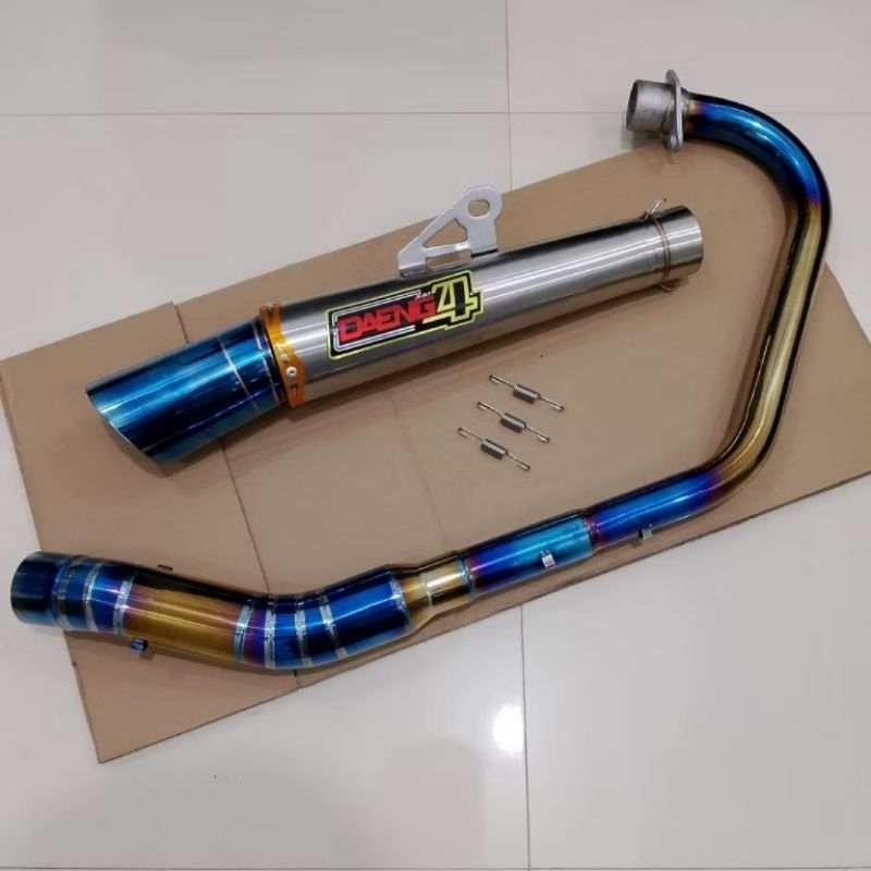 Jual Daeng sai4 Conical OPEN Spec pipe exhaust skygo 125 150 rusi_tc ...