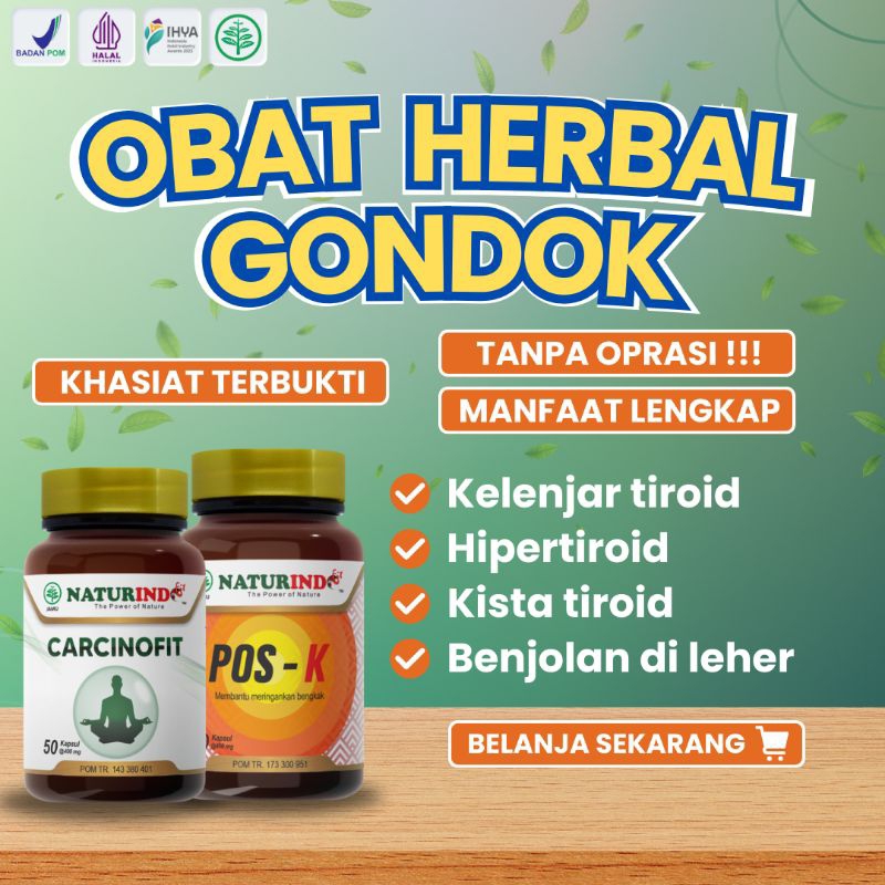 Jual Obat Gondok Benjolan Pembengkakan Kelenjar Tiroid Gondongan ...
