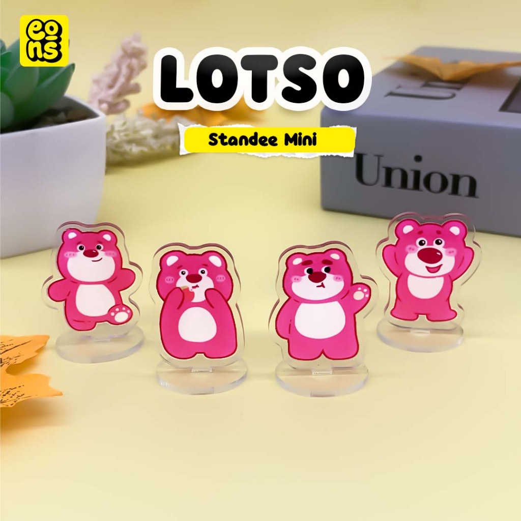 Jual Standee Mini Akrilik Lotso / Bahan Acrylic Laser Cutting Print UV ...