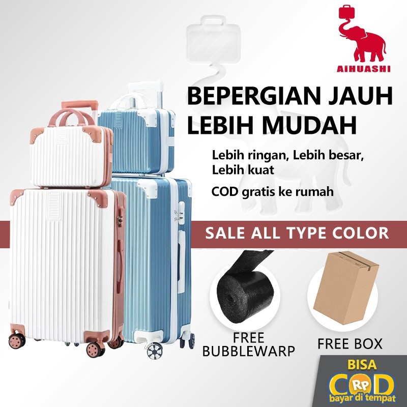 Jual AIHUASHI KOPER A916 2IN 1 Mini Koper Beautycase Tas Travel Polo ...