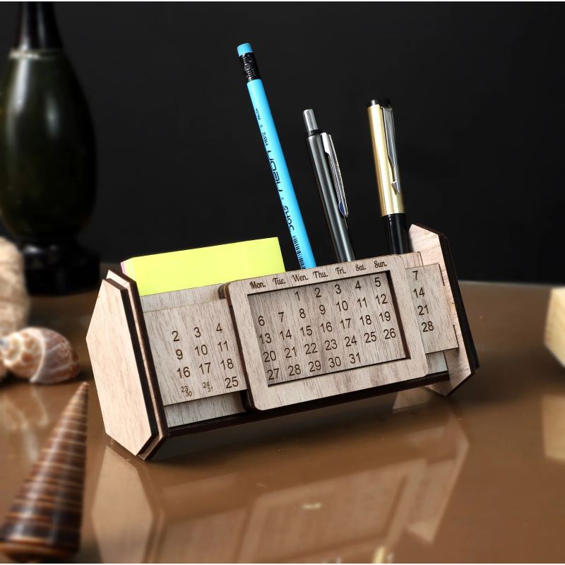 Jual Kalender Abadi•kalender sepanjang masa•tempat pensil•kalender meja ...