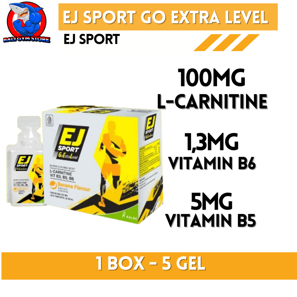 Jual EJ Sport Go Extra Level Energy Gel With Carnitine and Vitamin B3 ...