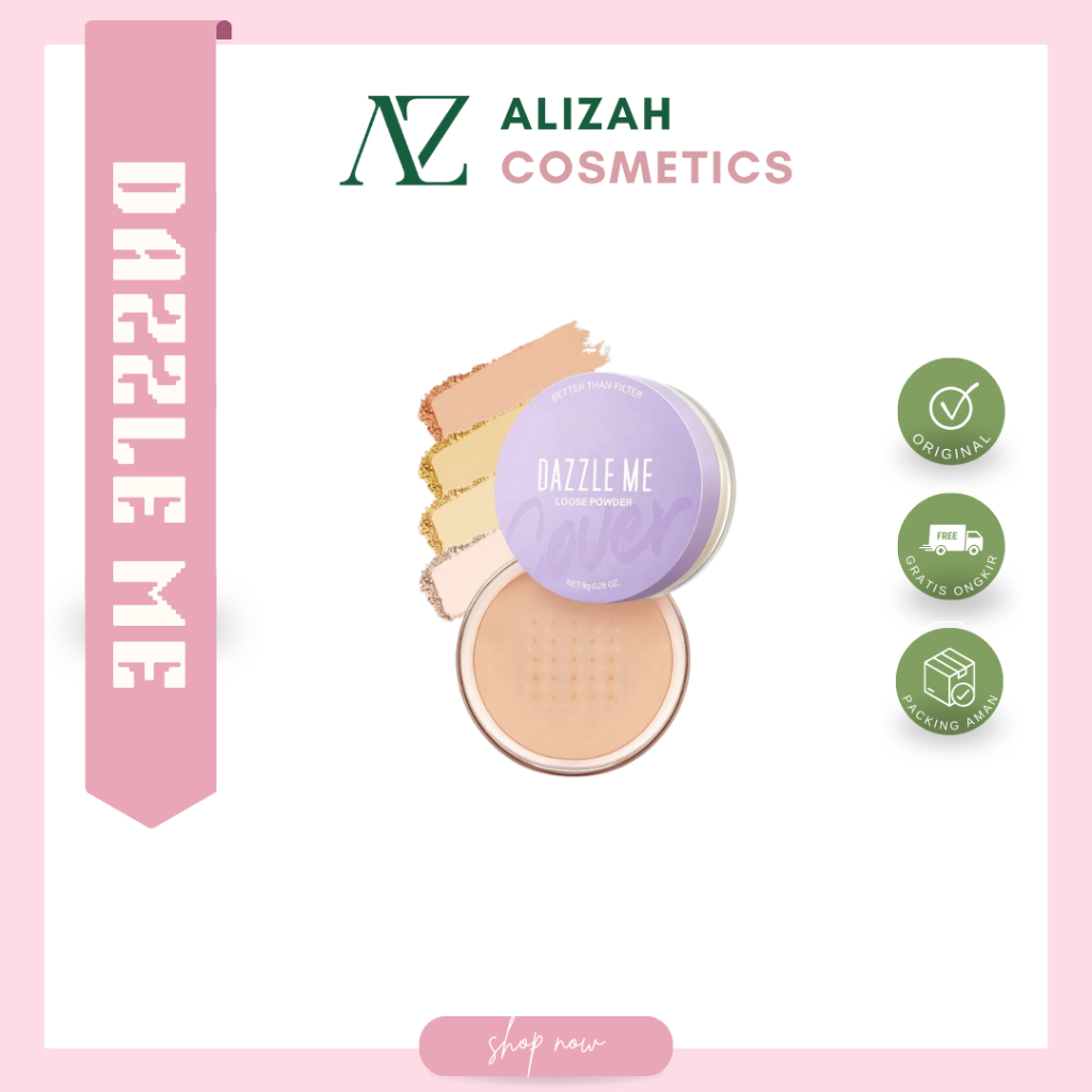 Jual DAZZLE ME Better Than Filter Fixed Loose Powder | Shopee Indonesia