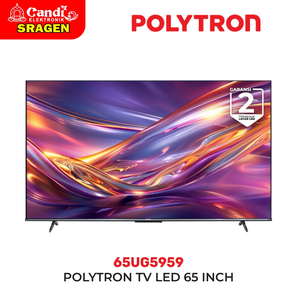 Jual POLYTRON Smart Google TV 4K UHD 65 Inch – 65UG5959 | Shopee Indonesia
