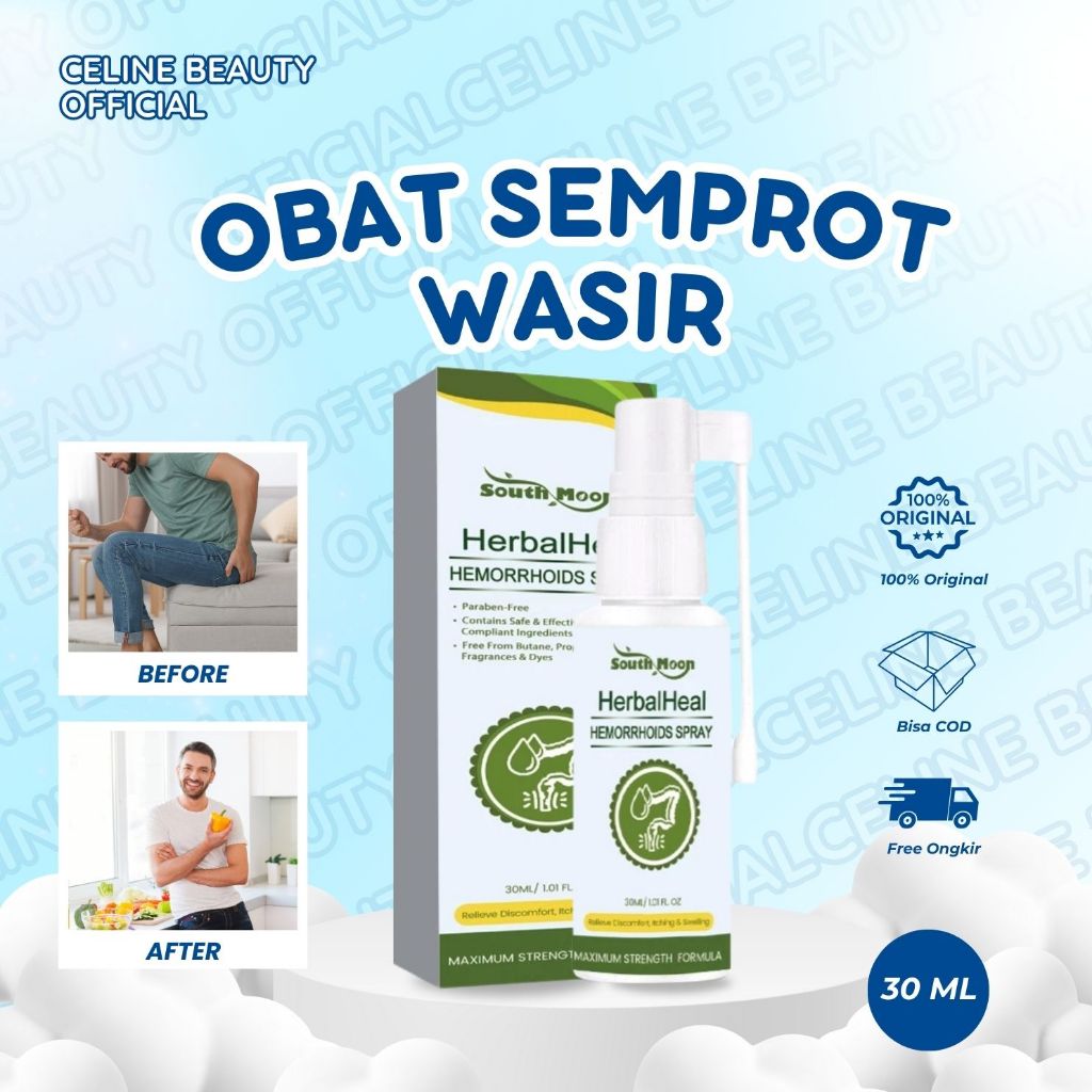 Jual South Moon Obat wasir Obat hemoroid Semprotan wasir obat ambeien ...