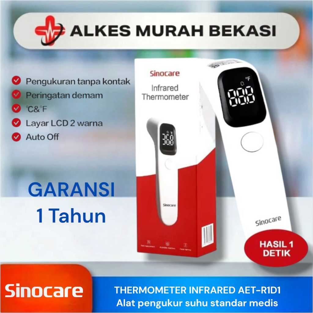 Jual Sinocare Thermometer Infrared AET-R1D1 | Shopee Indonesia