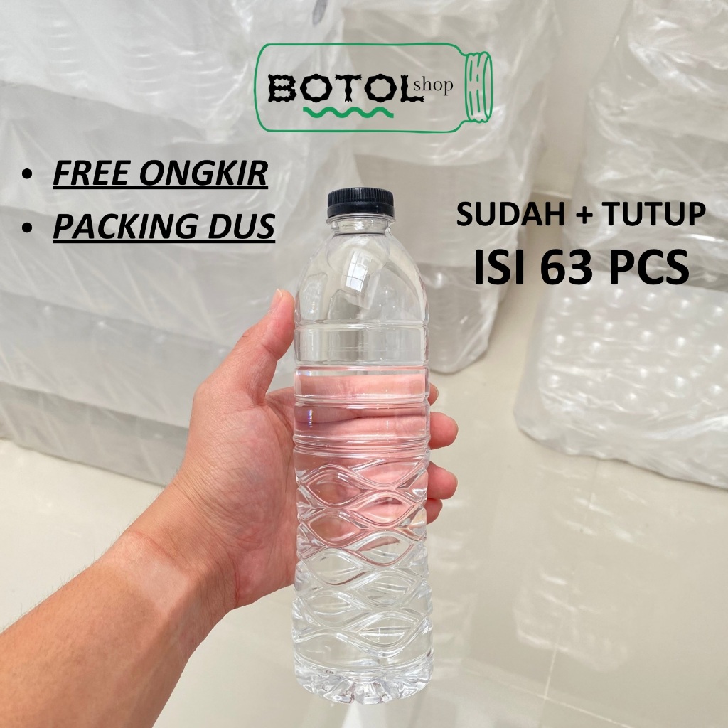 Jual BOTOLshop TERMURAH !! BOTOL GENERAL 600ML+TUTUP ( ISI 63 PCS ...