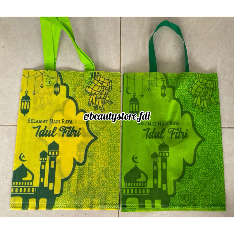 Jual READY GOODIE BAG LEBARAN IDUL FITRI 2025//TAS SPUNBOND LEBARAN 2025 | Shopee Indonesia