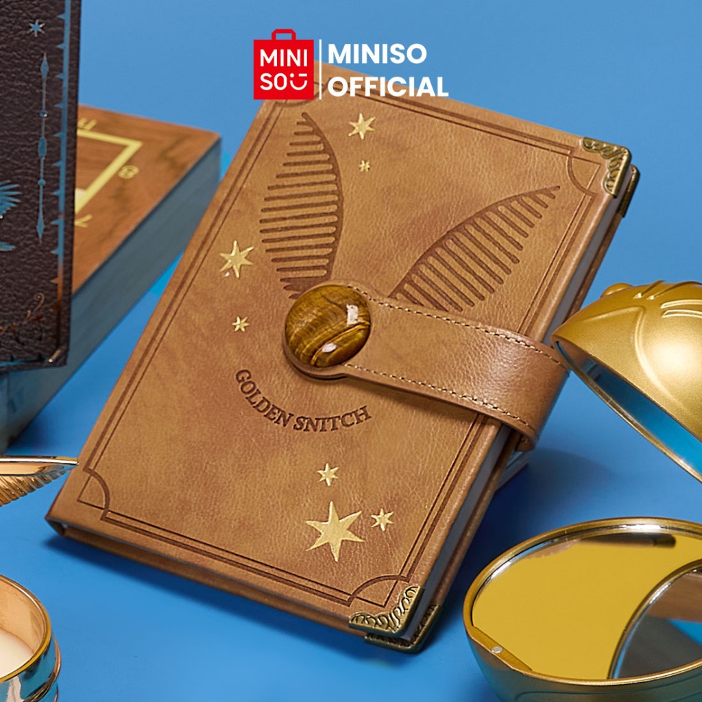 Jual Miniso x Harry Potter Collection Golden Snitch Hardcover Book with ...