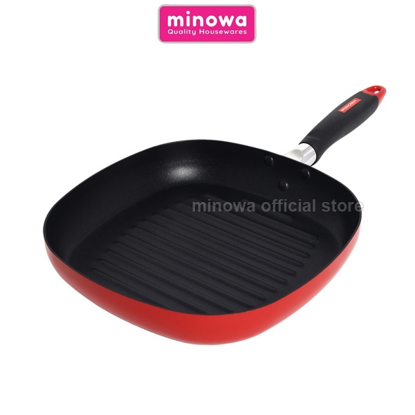 Jual Minowa Wajan/Teflon/Grill Pan 26CM Anti Lengket Sauce Pan | Shopee ...