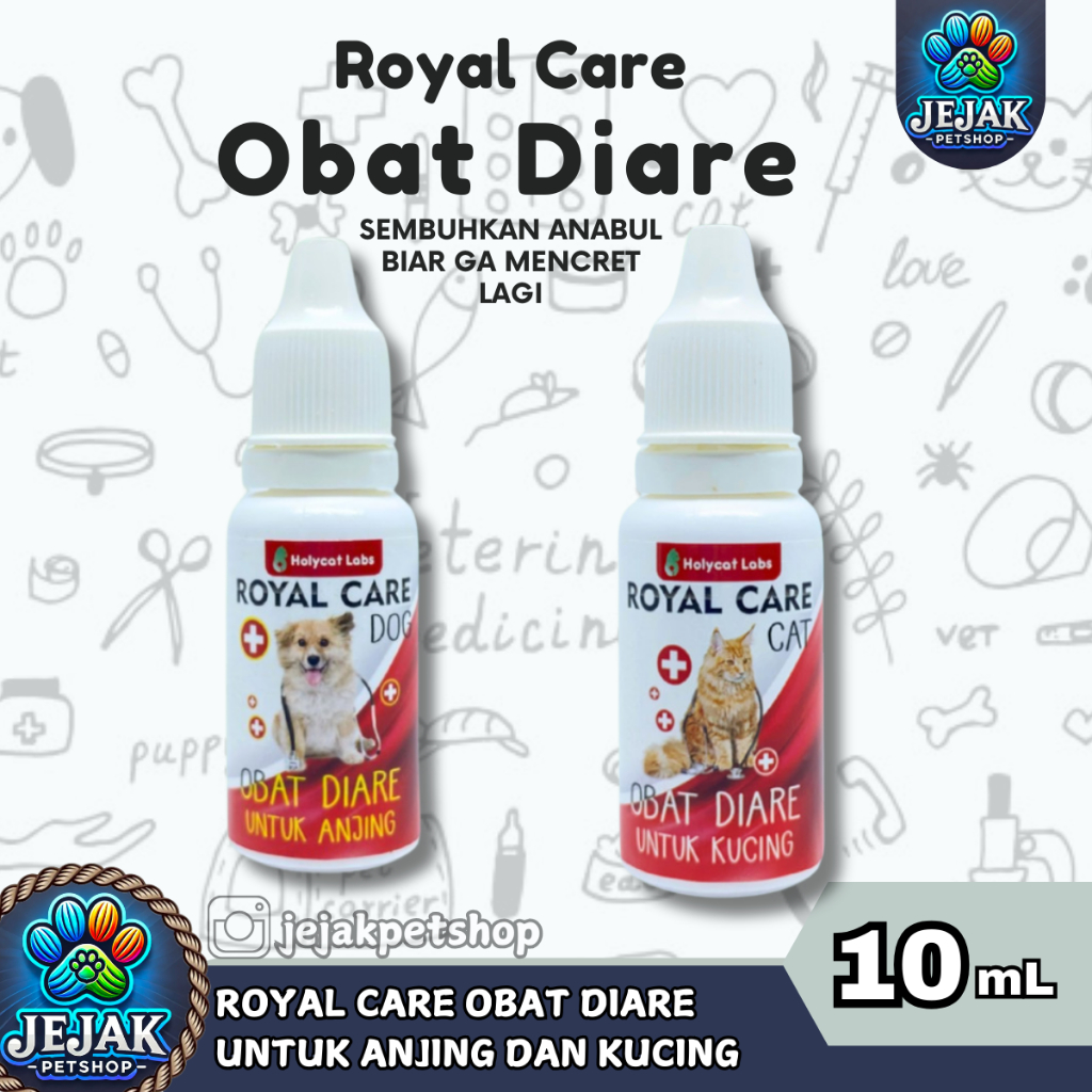 Jual ROYAL CARE DIARE OBAT DIARE KUCING dan ANJING 10 mL BANTU ...
