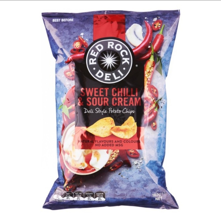 Jual Red Rock Deli Sweet Chili & Sour Cream Potato Chips | Shopee Indonesia