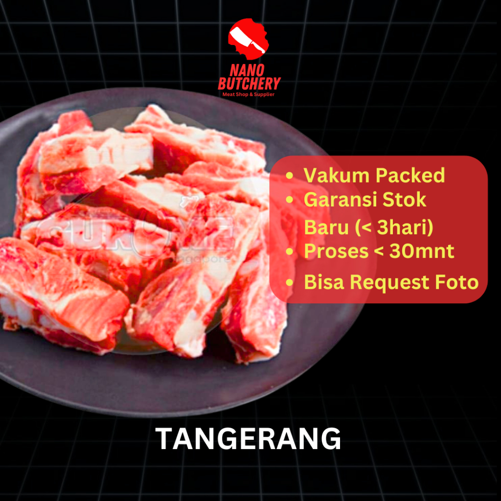 Jual Iga Tulang Muda Babi / Baby Piglet Soft Bone Ribs Pork | Shopee ...