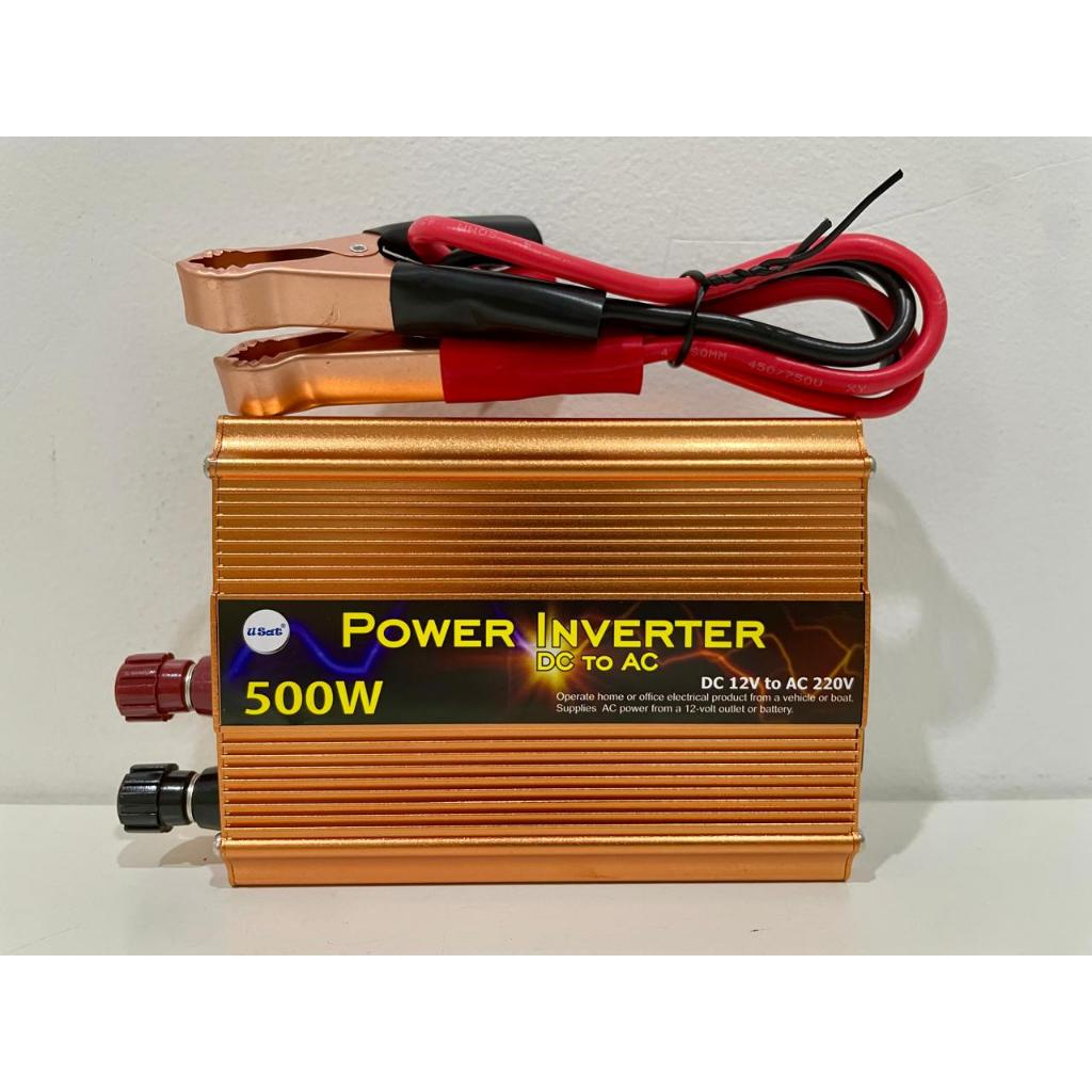 Jual Power Inverter 500W 12 Volt Usat / Inverter 500 Watt DC 12V to AC ...