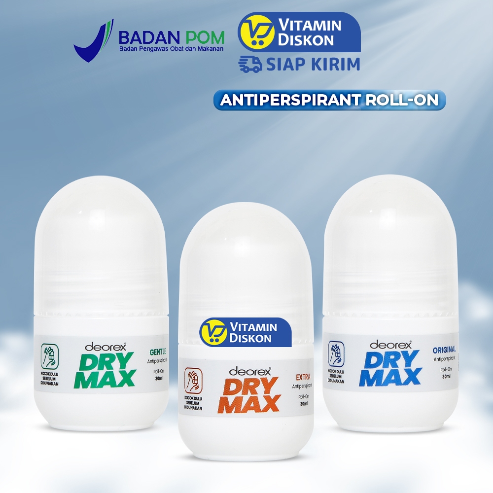 Jual DEOREX DRYMAX ANTIPERSPIRANT 30ML | Shopee Indonesia