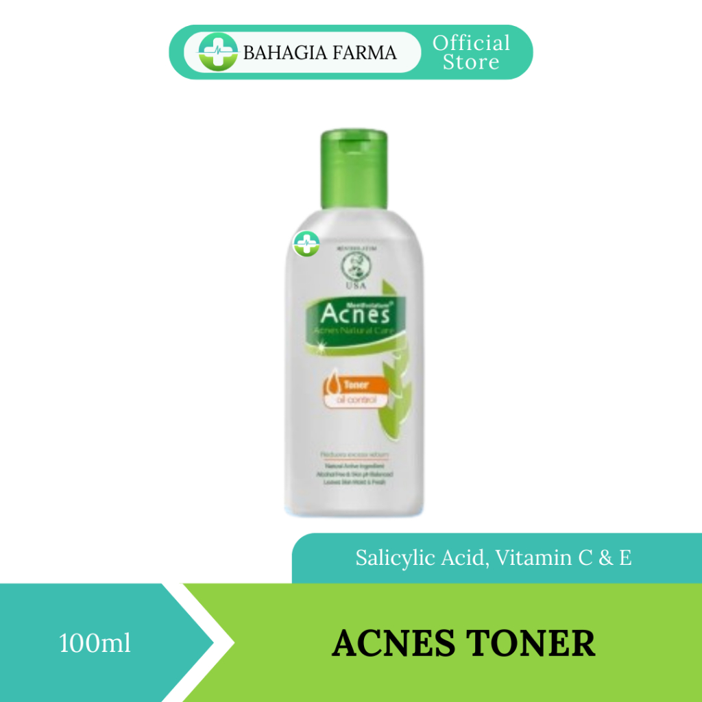 Jual Acnes Natural Care Facial Care Oil Control Toner - 110ml(free to ...