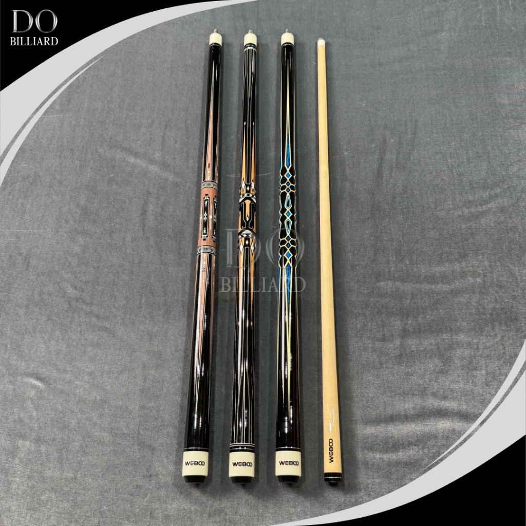 Jual Stick Billiard WEBOO Play Cue Wrapless Grip Maple Wood / Stick ...
