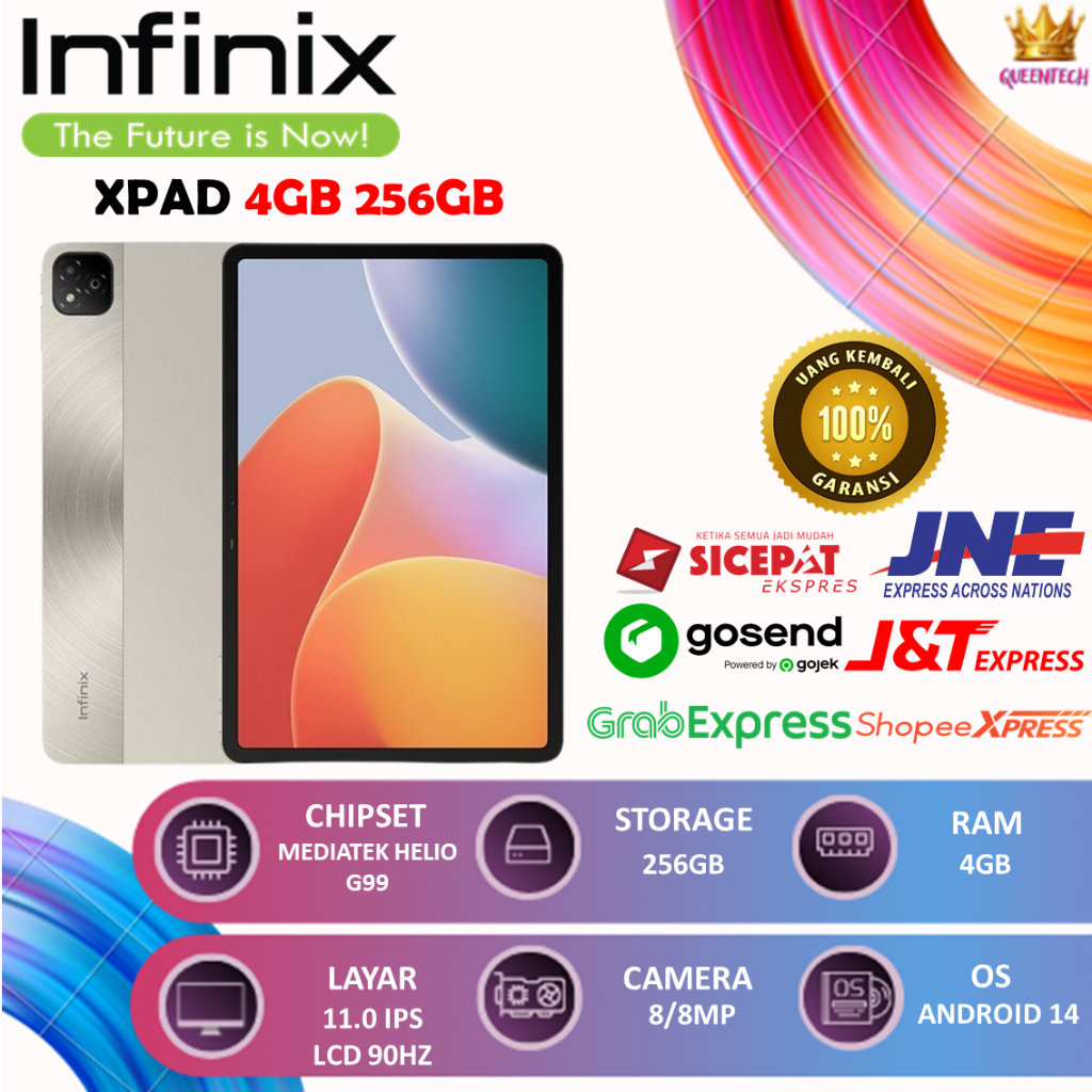 Jual Tab Infinix XPAD 4GB/256GB LTE/WIFI ONLY Garansi Resmi 1 Tahun ...