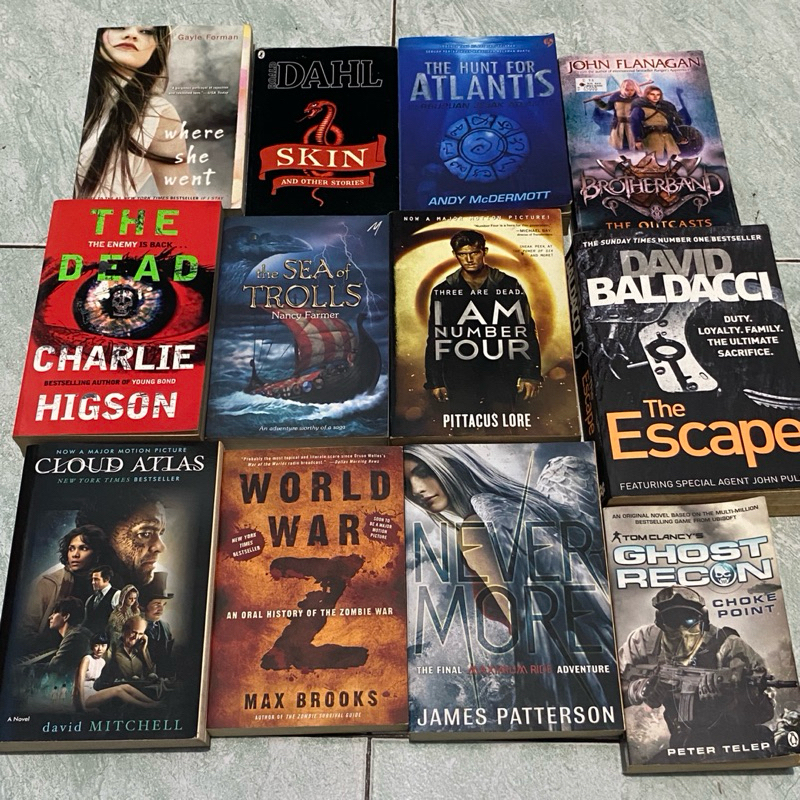 Jual Buku Novel Import SERBA 30k DAN 40k Cloud Atlas Nevermore James ...