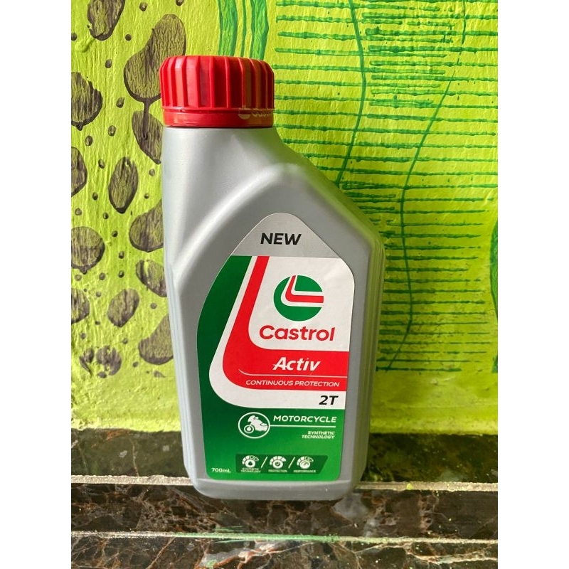 Jual OLI CASTROL 2T SAMPING LOW SMOKE ACTIV ISI 700ML HARGA PERBOT 1 ...