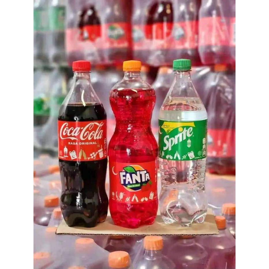 Jual COCA COLA FANTA SPRITE 1 LITER | Shopee Indonesia