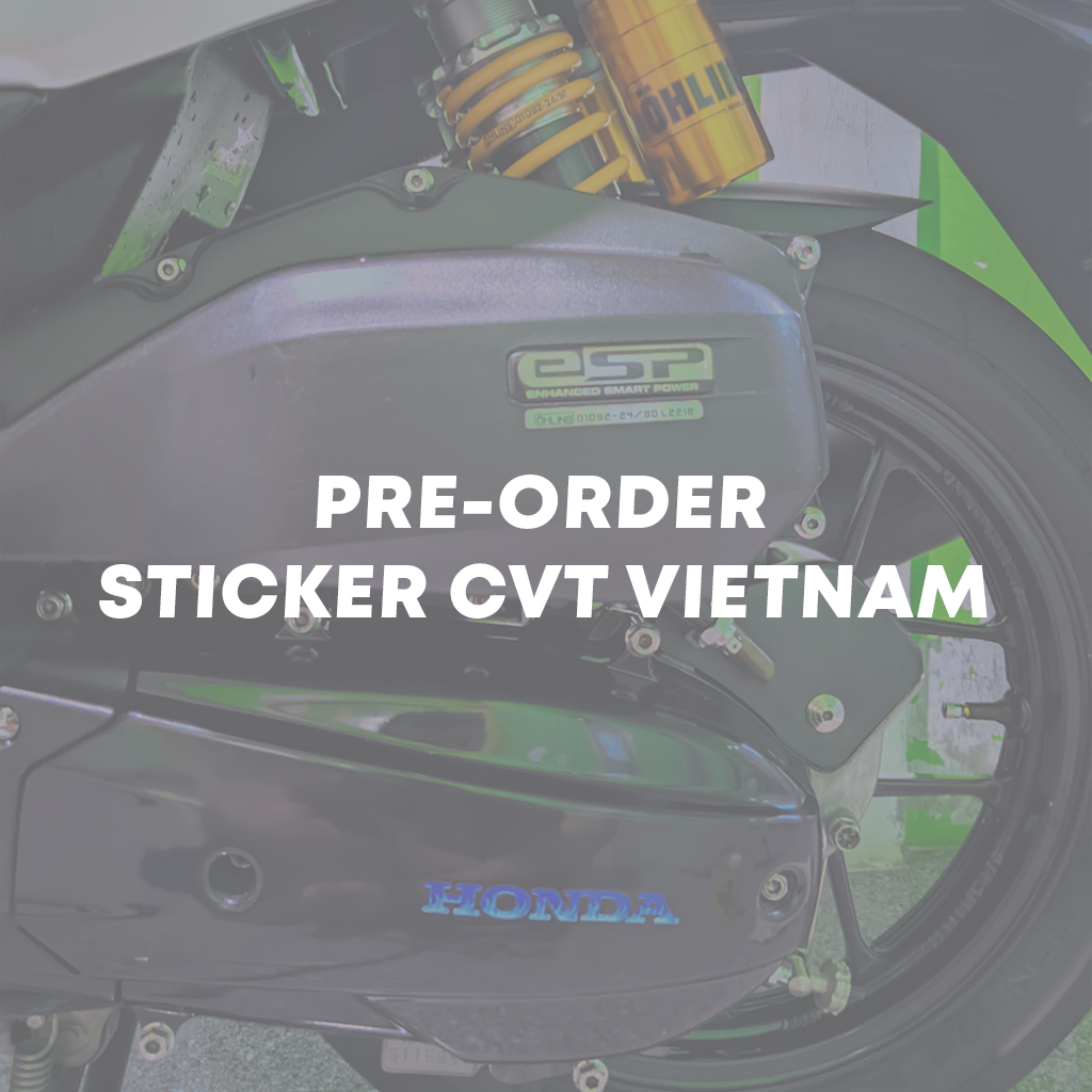Jual PO Sticker CVT Vietnam Fire Api - Stiker CVT Custom DTF UV Timbul ...