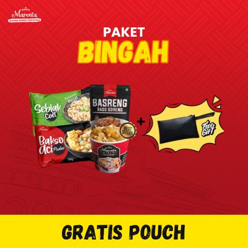 Jual [GRATIS POUCH] PAKET BINGAH Baso aci pedas - Cireng banjir ...