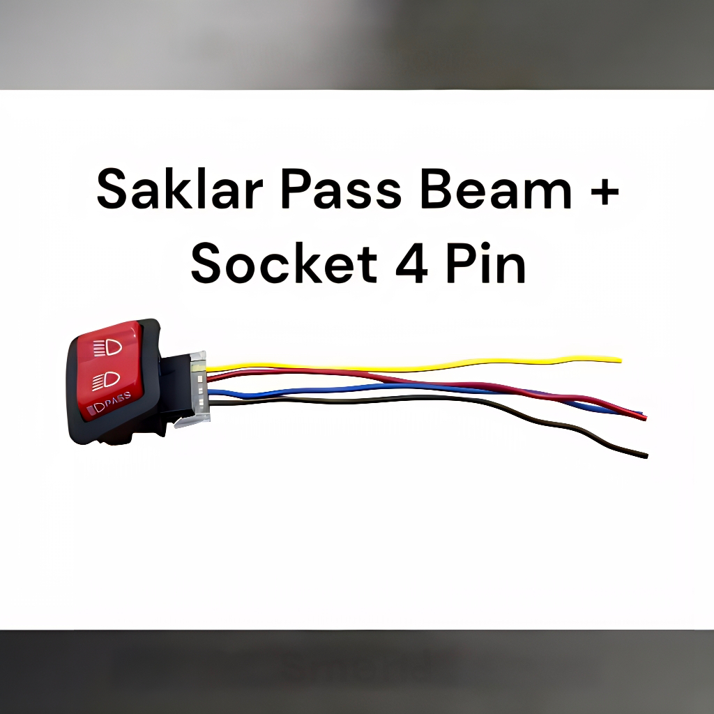 Jual Saklar PASS BEAM Model Vietnam 4 Pin Plus Socket 4 Pin Beat Deluxe ...