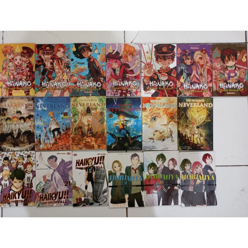 Jual Preloved Komik TBHK TPN Haikyuu Horimiya | Shopee Indonesia