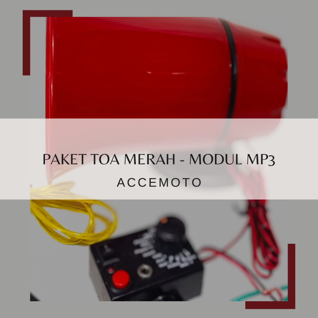 Jual Modul Sirine Patwal 12 Suara Suara Paket Toa Merah 25 Watt ...