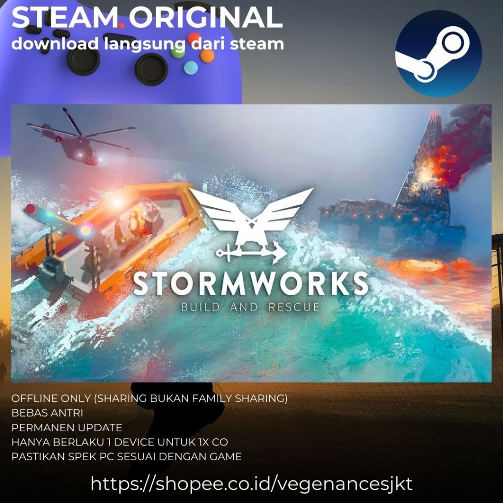 Jual Stormworks: Build and Rescue Mac & PC Game Sharing Original ...