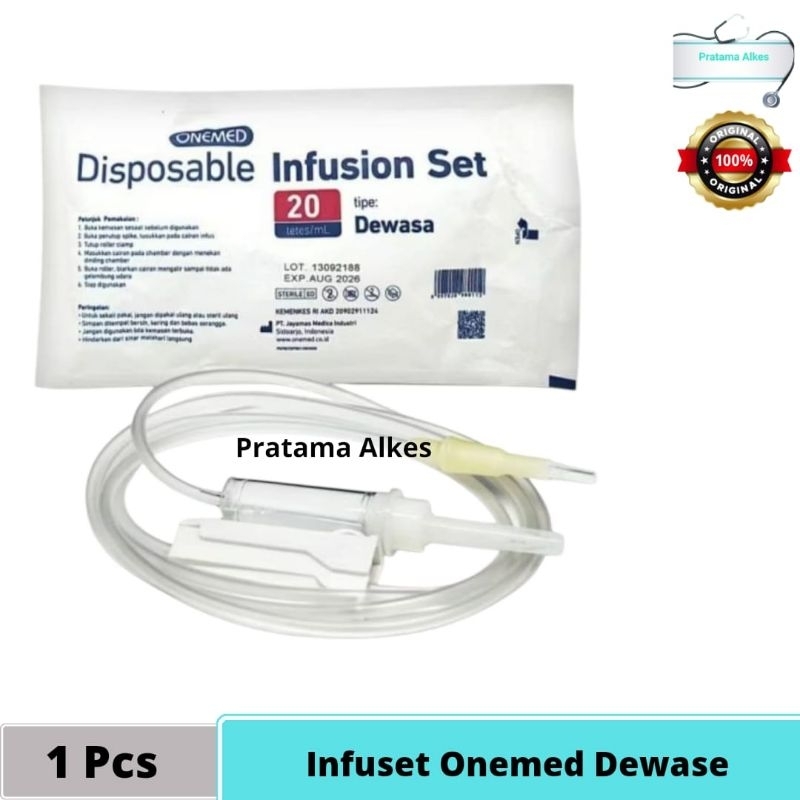 Jual Per Pcs Infuset Onemed Dewasa / Selang Infus | Shopee Indonesia