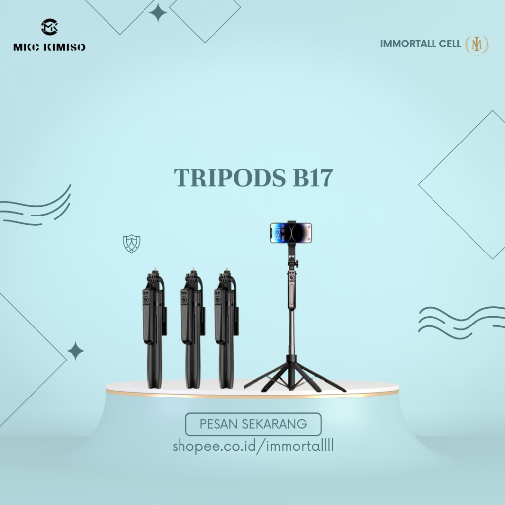 Jual TRIPOD B17 Selfie Stick with Stabilizer Face Tracking 360 Degree ...
