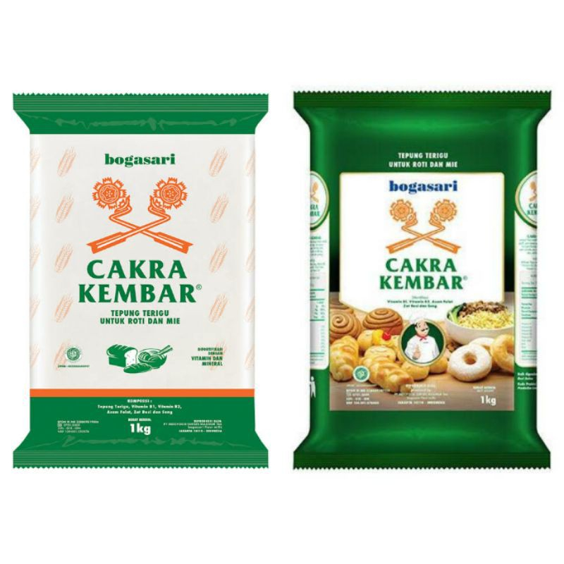 Jual cakra kembar 1kg all variant / tepung cakra kembar ekonomis ...