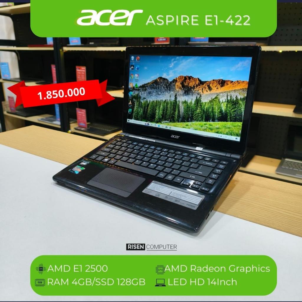 Jual Laptop ACER E1 - 422 AMD E1 2500 HD 14inch RAM 4GB SSD 128GB seken ...